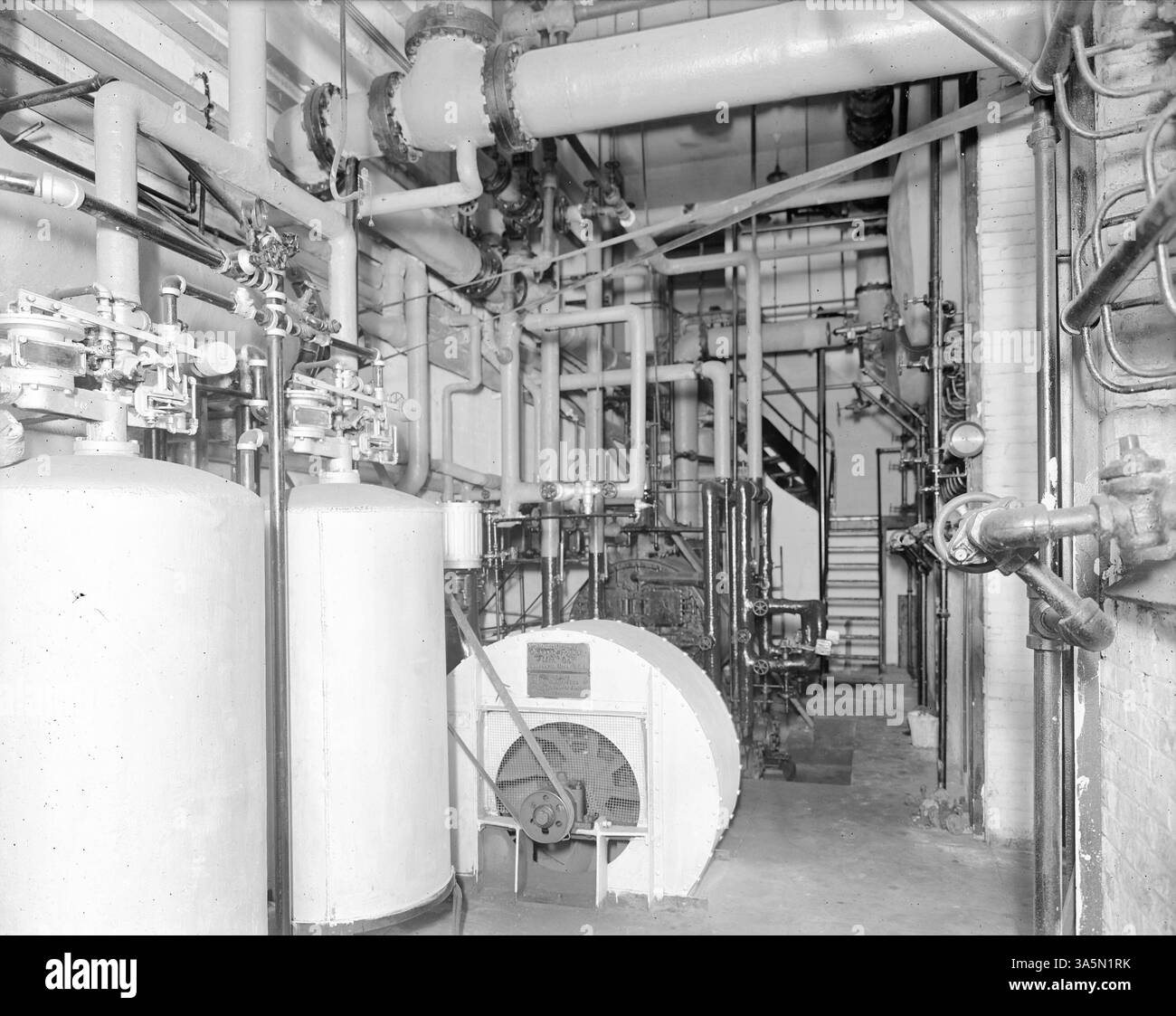 The Central High School Boiler Room, located in the historic building ...