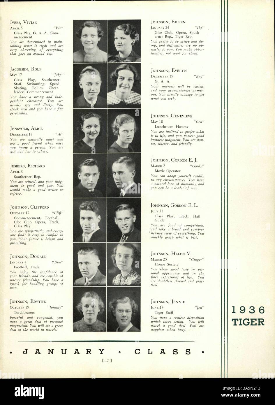 The 1936 south high school yearbook hi-res stock photography and images ...