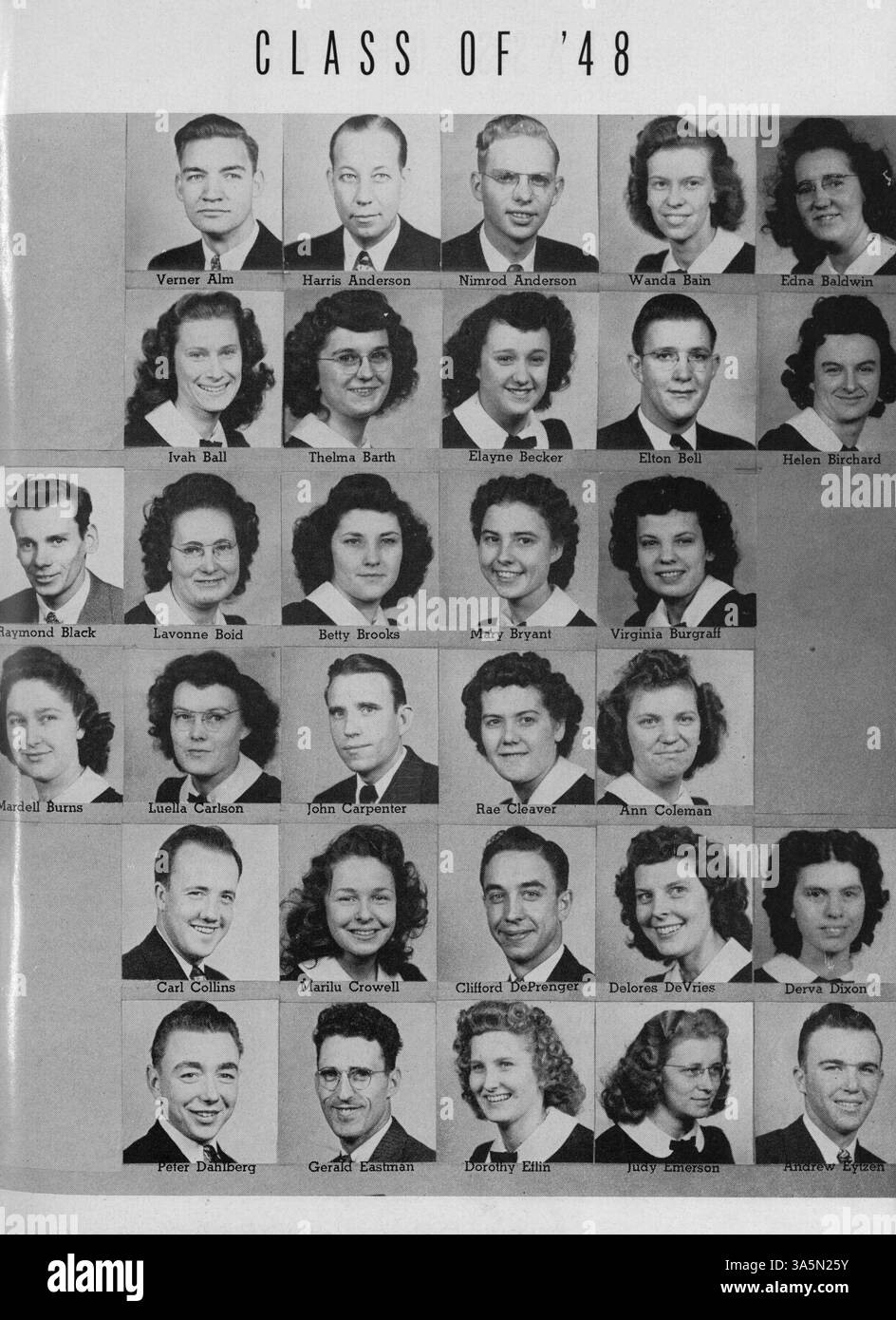 The north central bible institute yearbook from 1947 provides a hi-res ...