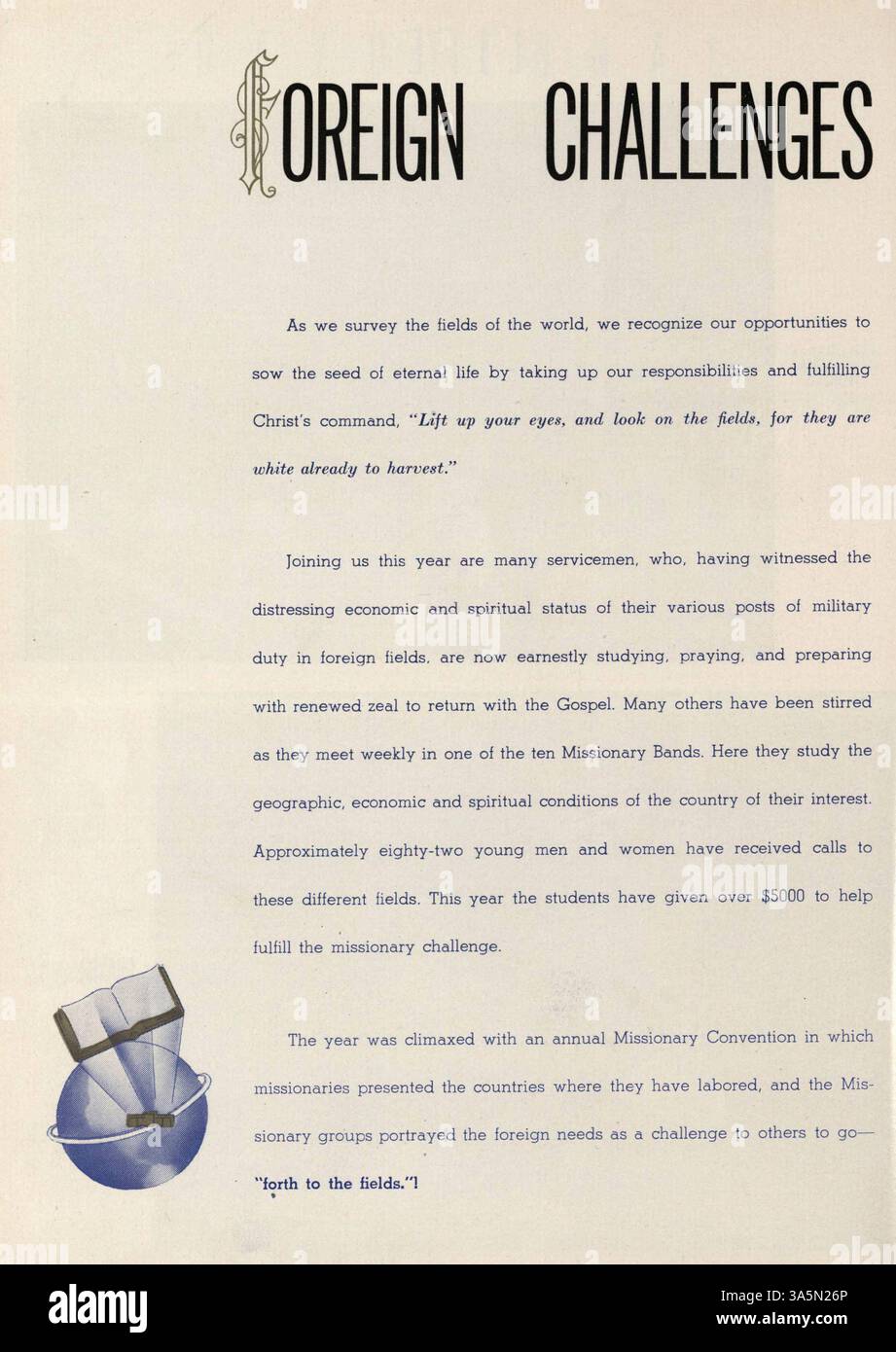 This 1947 yearbook from North Central Bible Institute highlights the ...