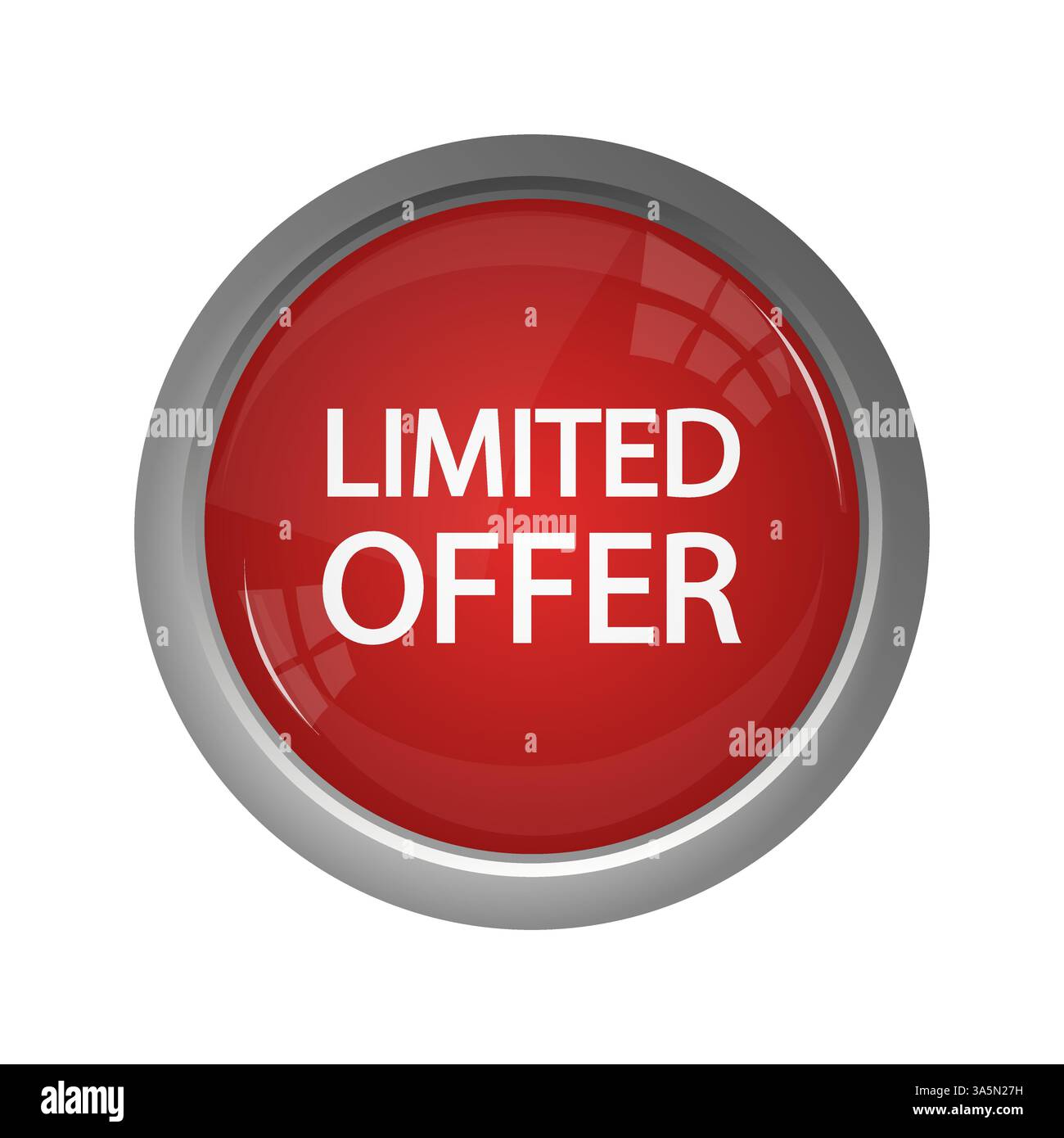 Red limited offer. Special offer badge. Big sale special offer. Vector background. Store label ...