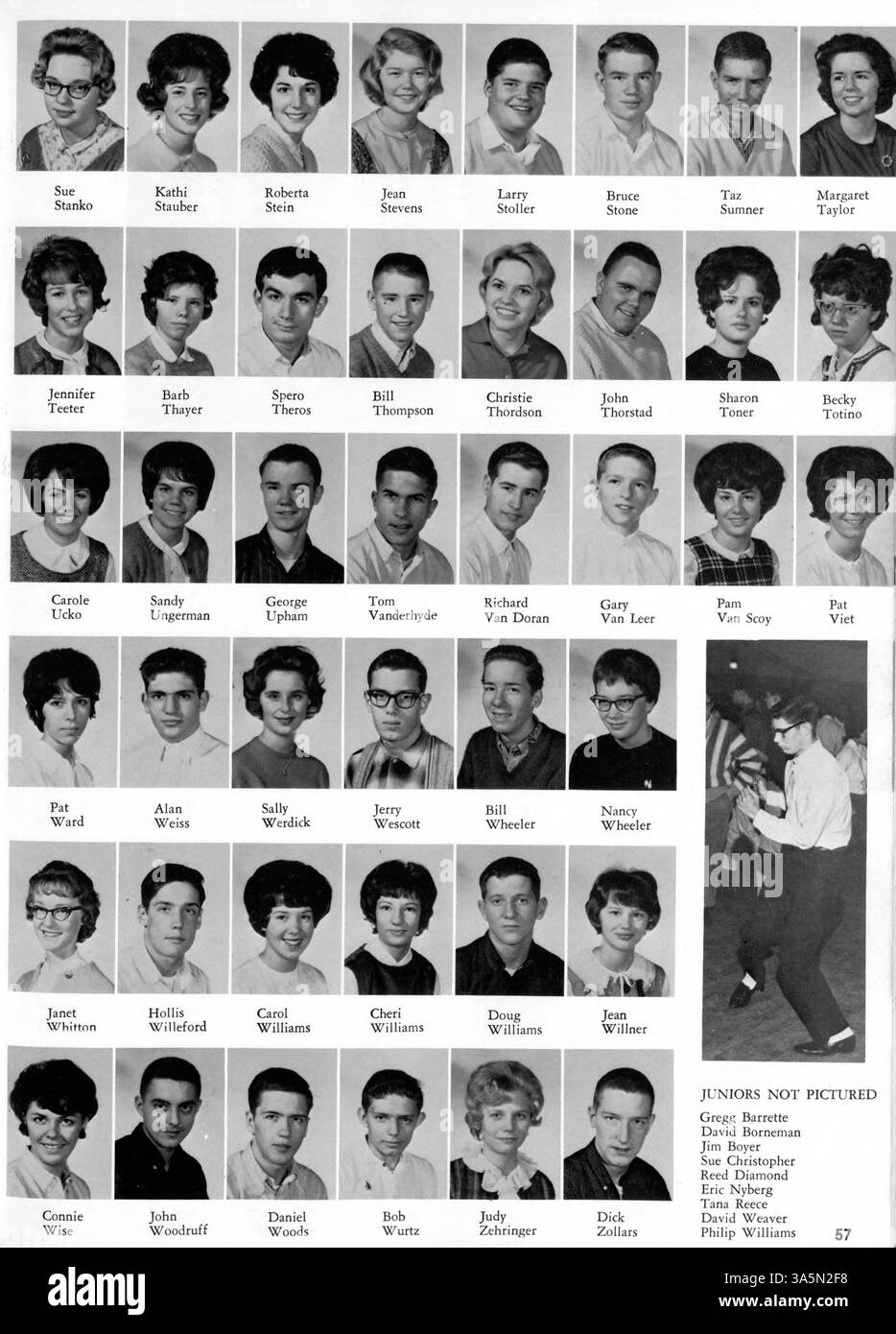 The 1963 'Wagistanian' yearbook from Southwest High School captures the student body, athletics ...