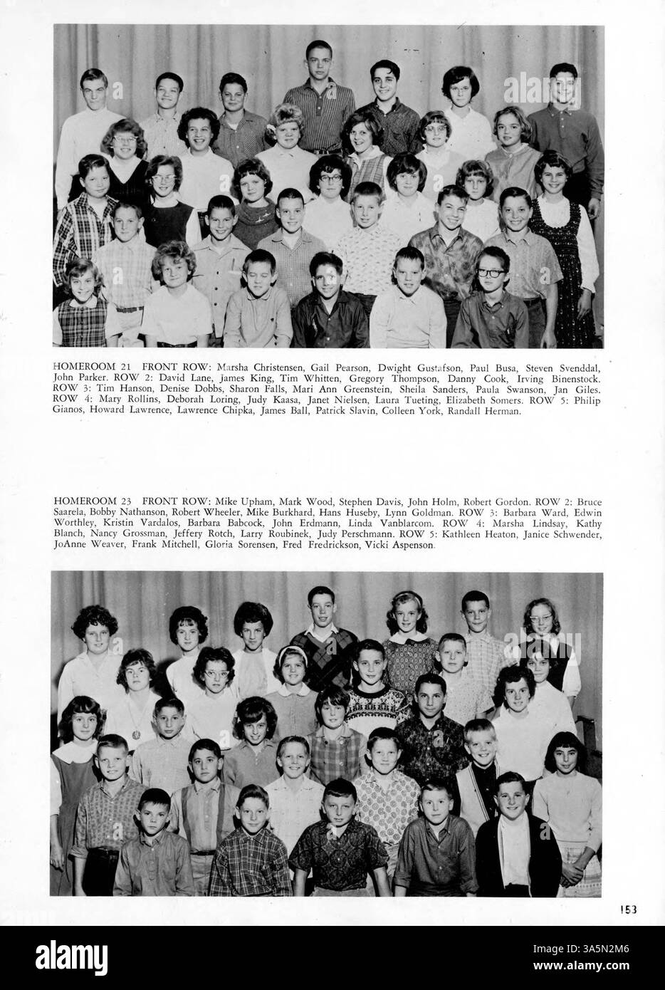 Major events throughout the 1962 1963 school year hi-res stock ...