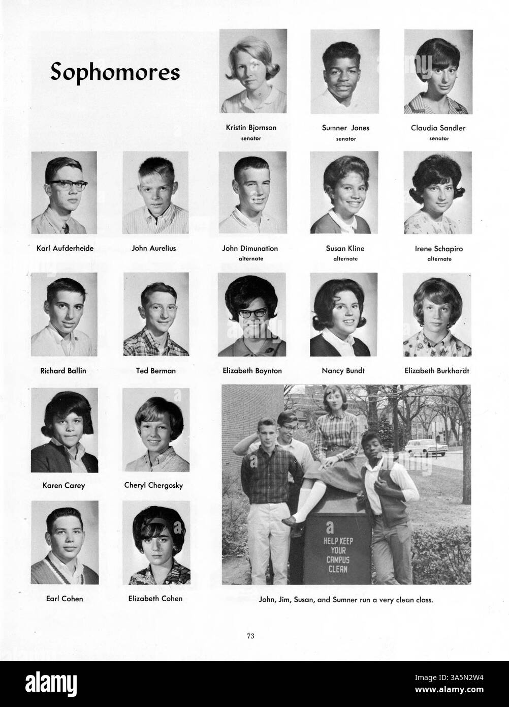 The 1964 Bisbila yearbook from University High School highlights the ...
