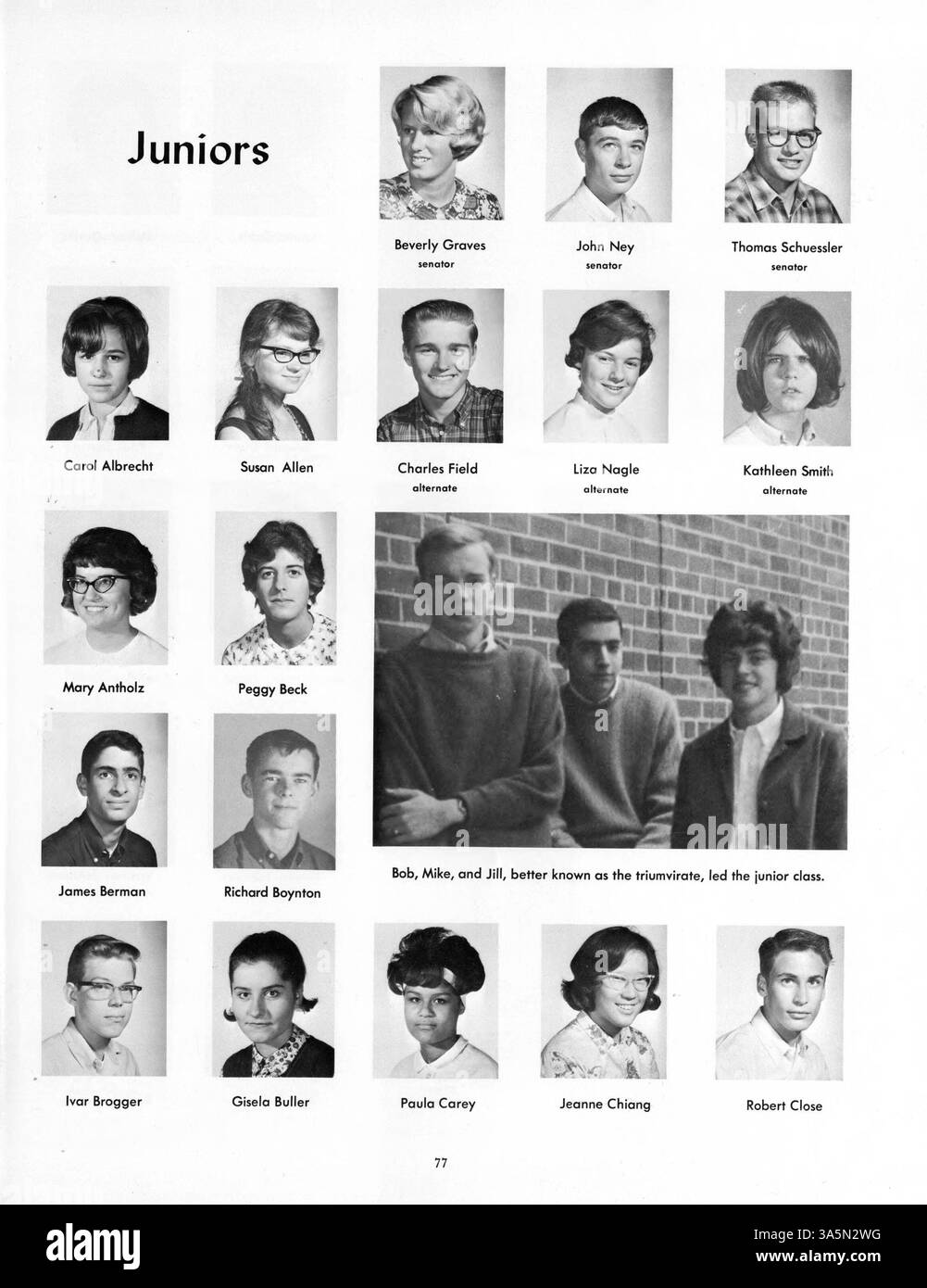 The 1964 Bisbila yearbook from University High documents the 1963-1964 ...