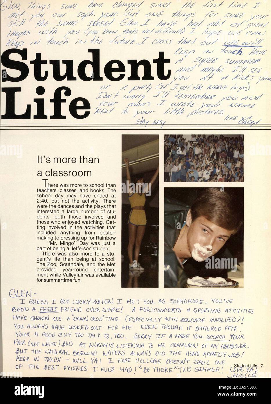The 1981 'Revolution' yearbook from Jefferson High School reflects the ...