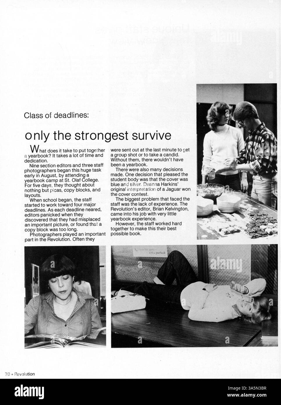 This 1981 'Revolution' yearbook from Jefferson High School covers the 1980-1981 academic year ...