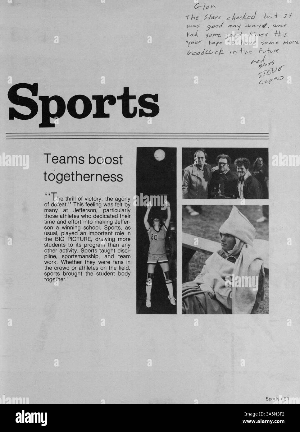 The 1981 'Revolution' yearbook from Jefferson High School captures the ...