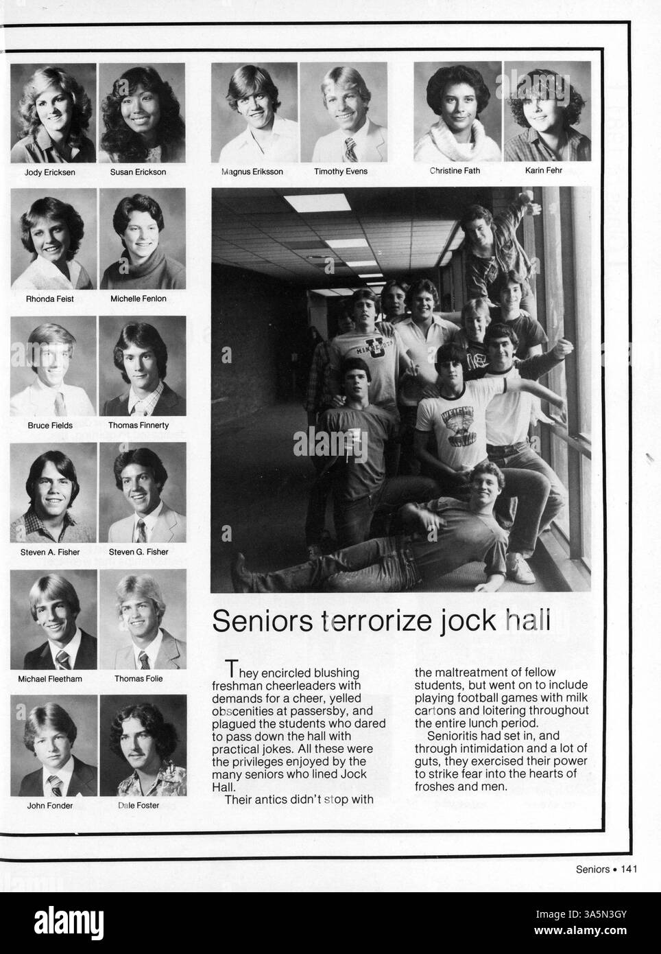Jefferson High School's 1981 'Revolution' yearbook provides a detailed ...