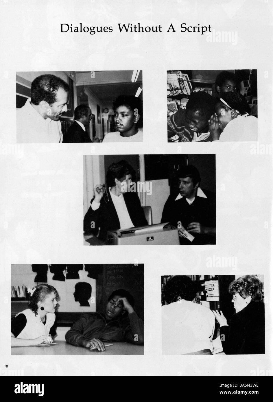 This 1985 Folwell Jr. High Yearbook documents the students, teachers ...