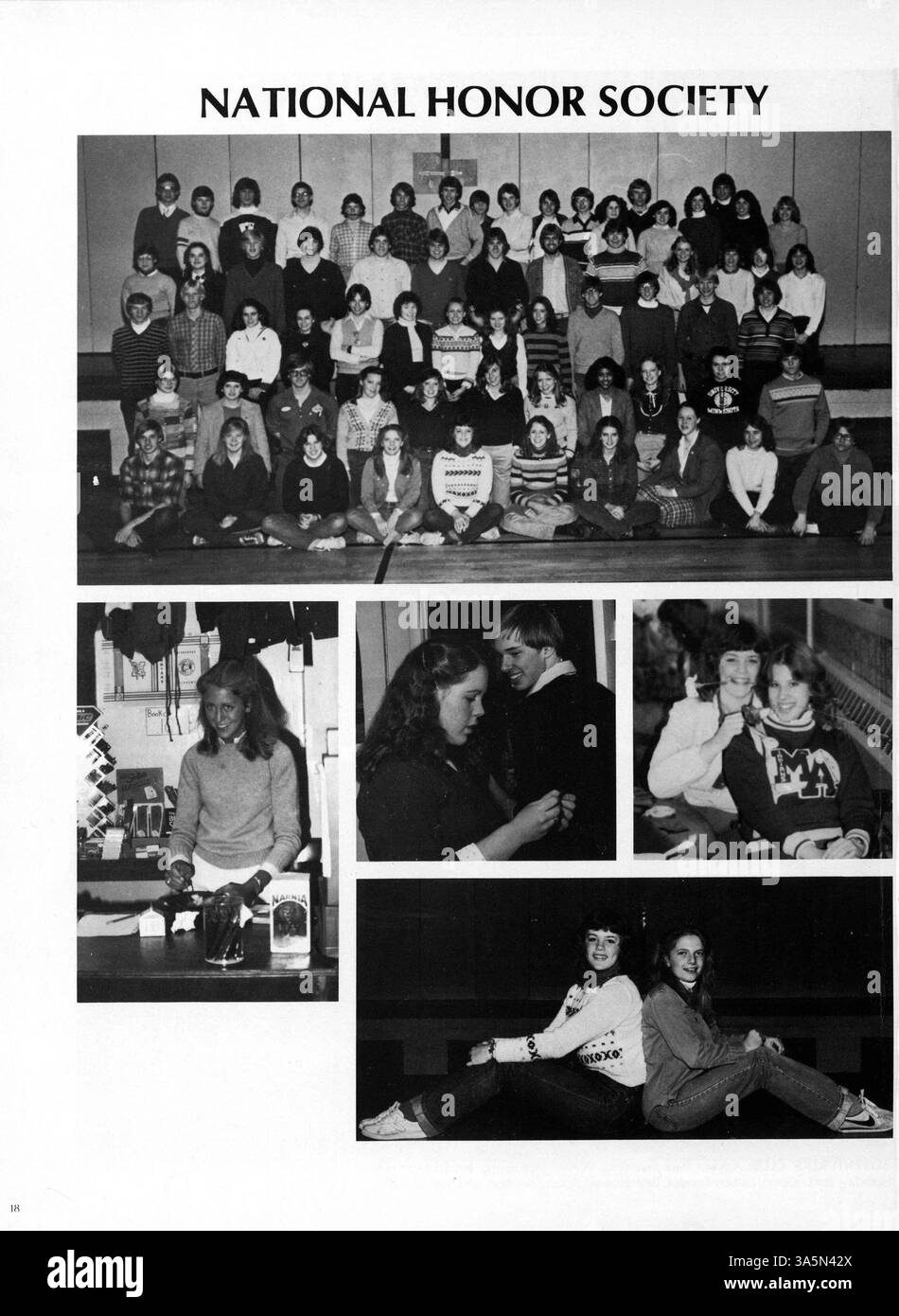 Minnehaha Academy's 1981 yearbook, Antler '81, highlights the academic ...