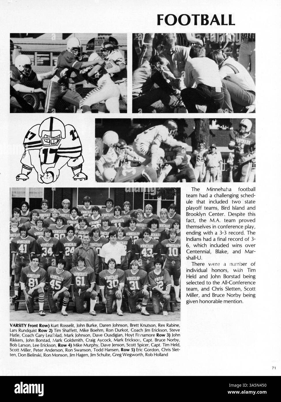 The 1981 Antler yearbook from Minnehaha Academy captures significant ...