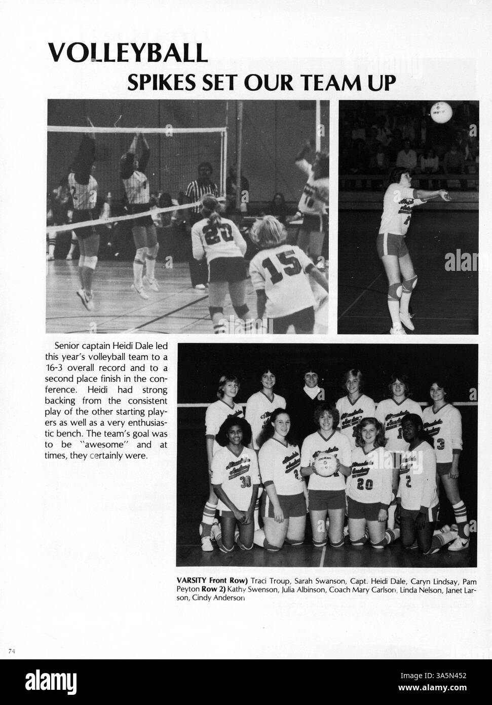 The 1981 Minnehaha Academy yearbook, Antler '81, is a visual record of ...
