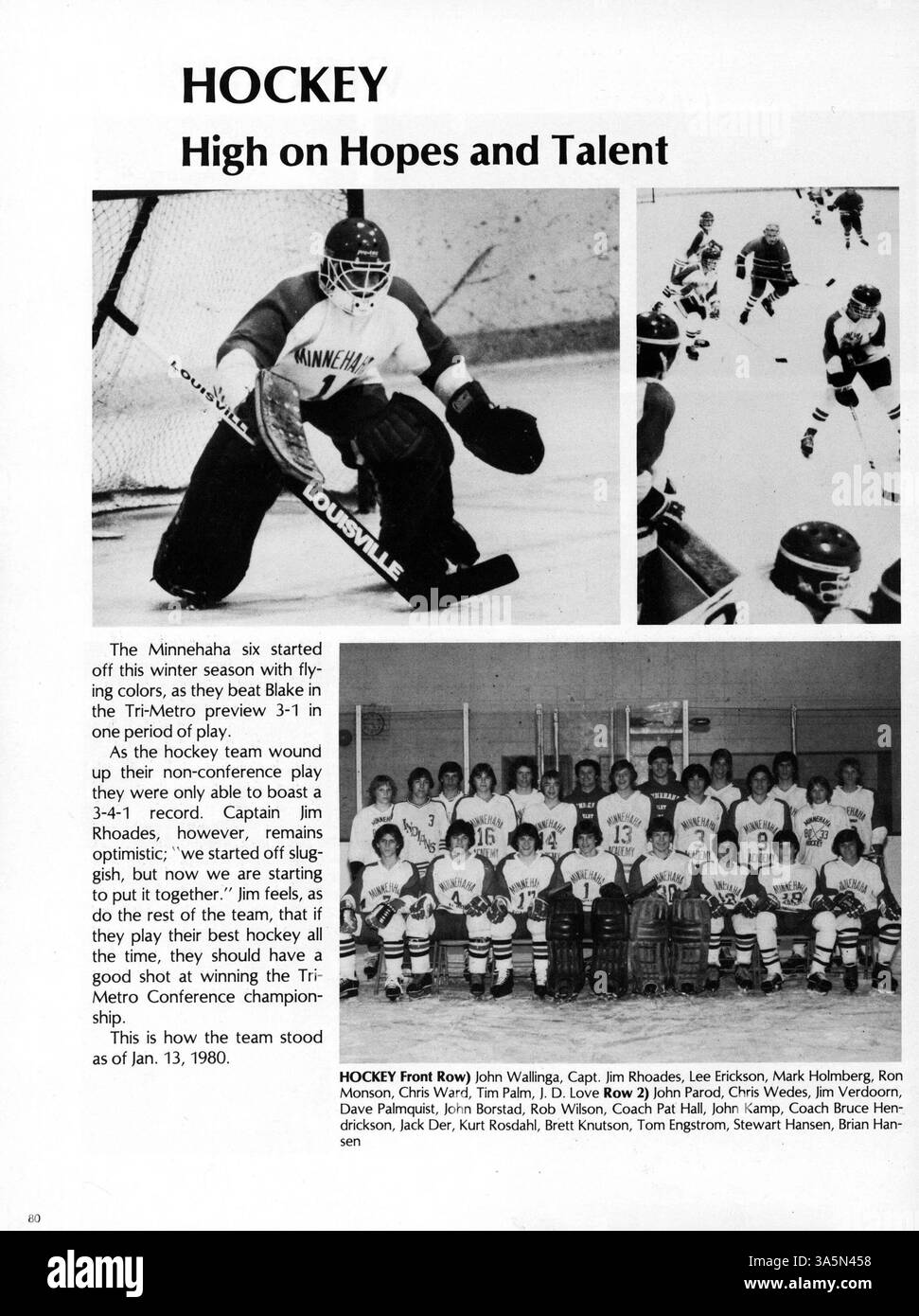 This yearbook from Minnehaha Academy features photos and highlights ...