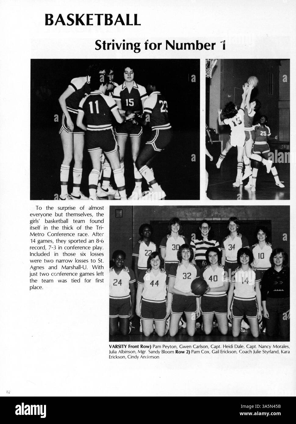 Minnehaha Academy's 1981 yearbook, Antler '81, showcases portraits of ...