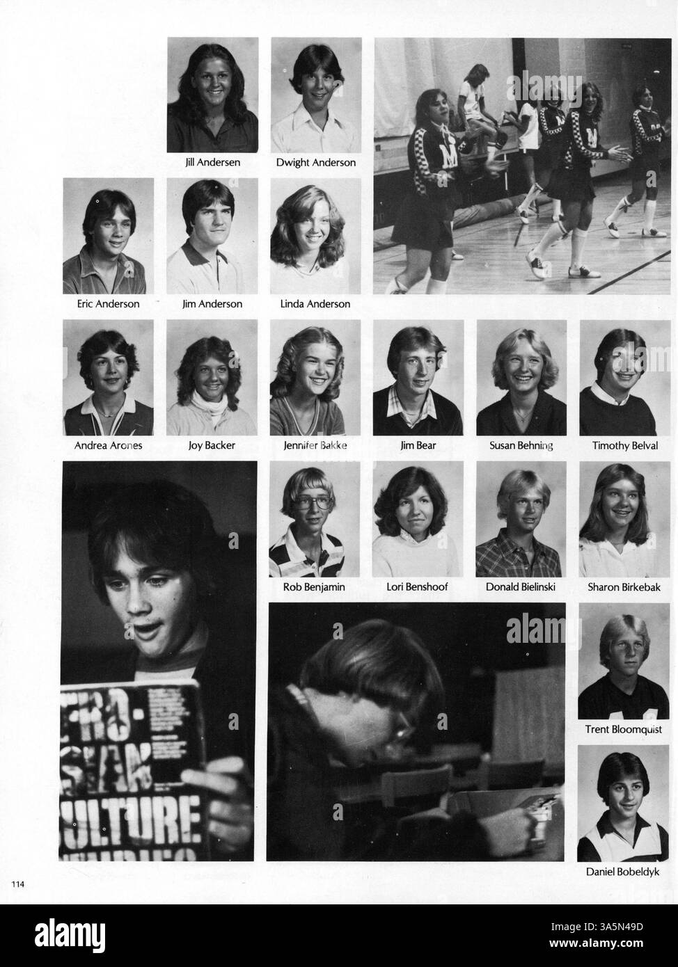 Minnehaha Academy's 1981 yearbook, Antler '81, highlights student ...