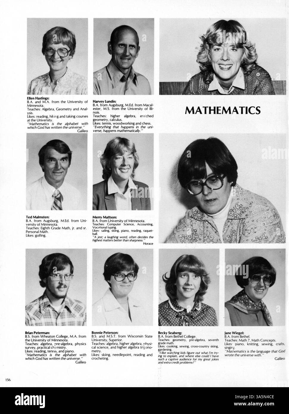 Minnehaha Academy’s 1981 yearbook, Antler '81, offers a comprehensive ...
