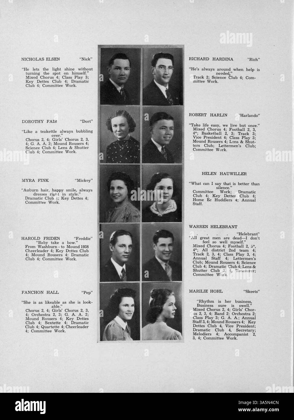 The Mohian 1939 yearbook from Mound High School offers a glimpse into the 1938-1939 school year ...