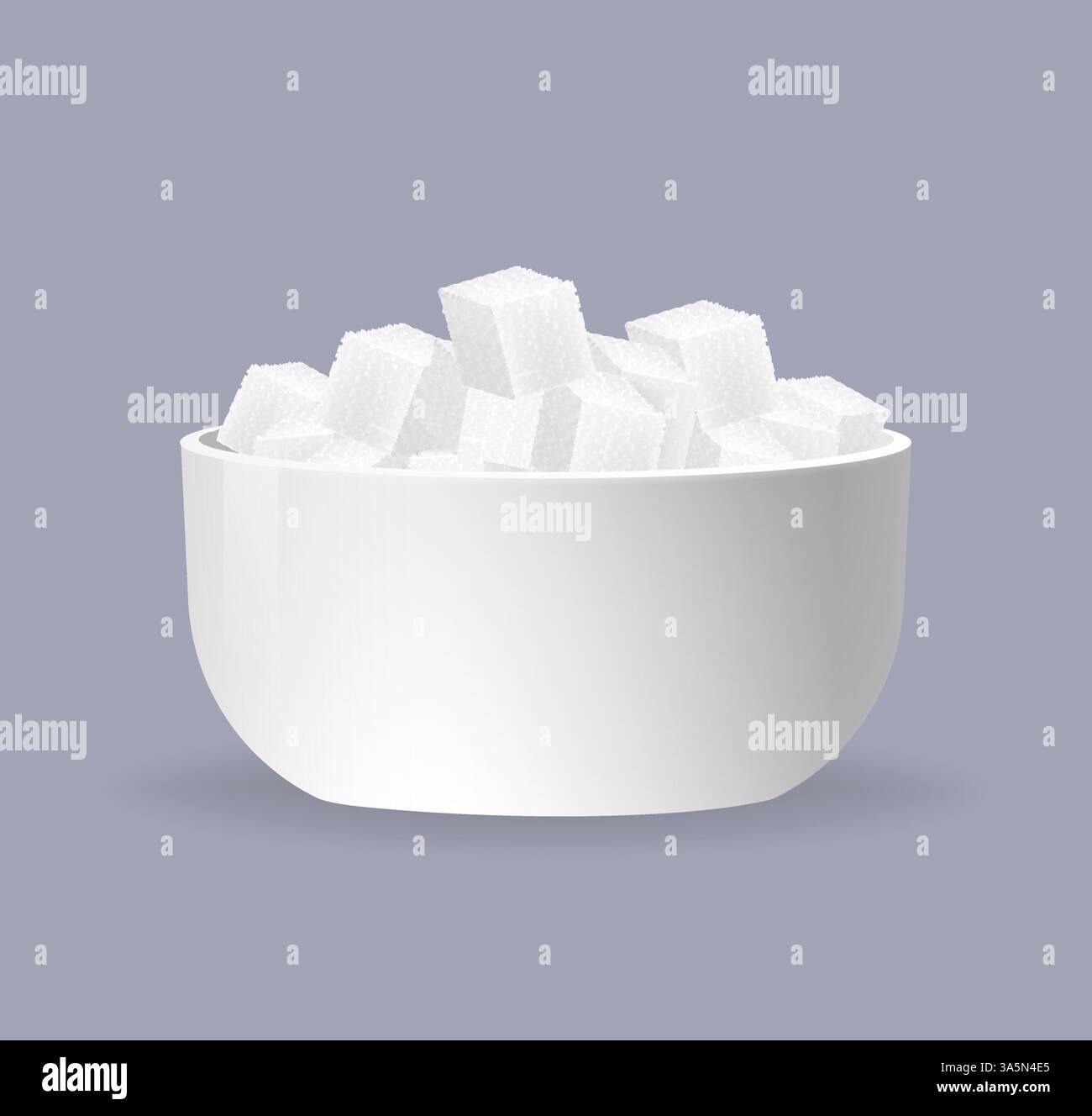 Sugar cubes, great design for any purposes. Abstract background. 3d ...