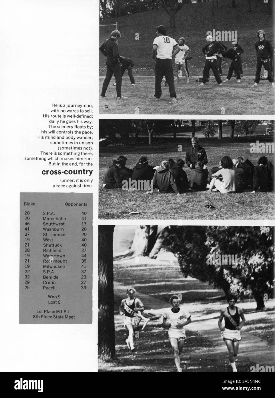 Documenting the 1971 1972 school year it features students hi-res stock ...