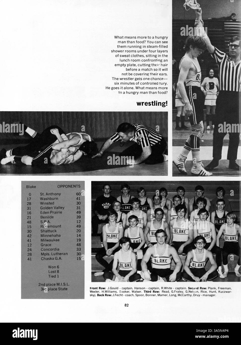 Blake Yearbook 1972, titled Callopan, documents students, teachers ...