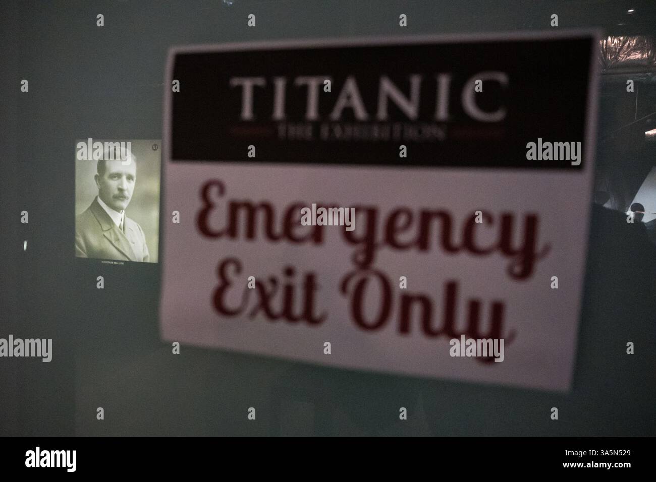 Seattle, USA. 23rd Mar 2025. Titanic the exhibition in the Maritime ...