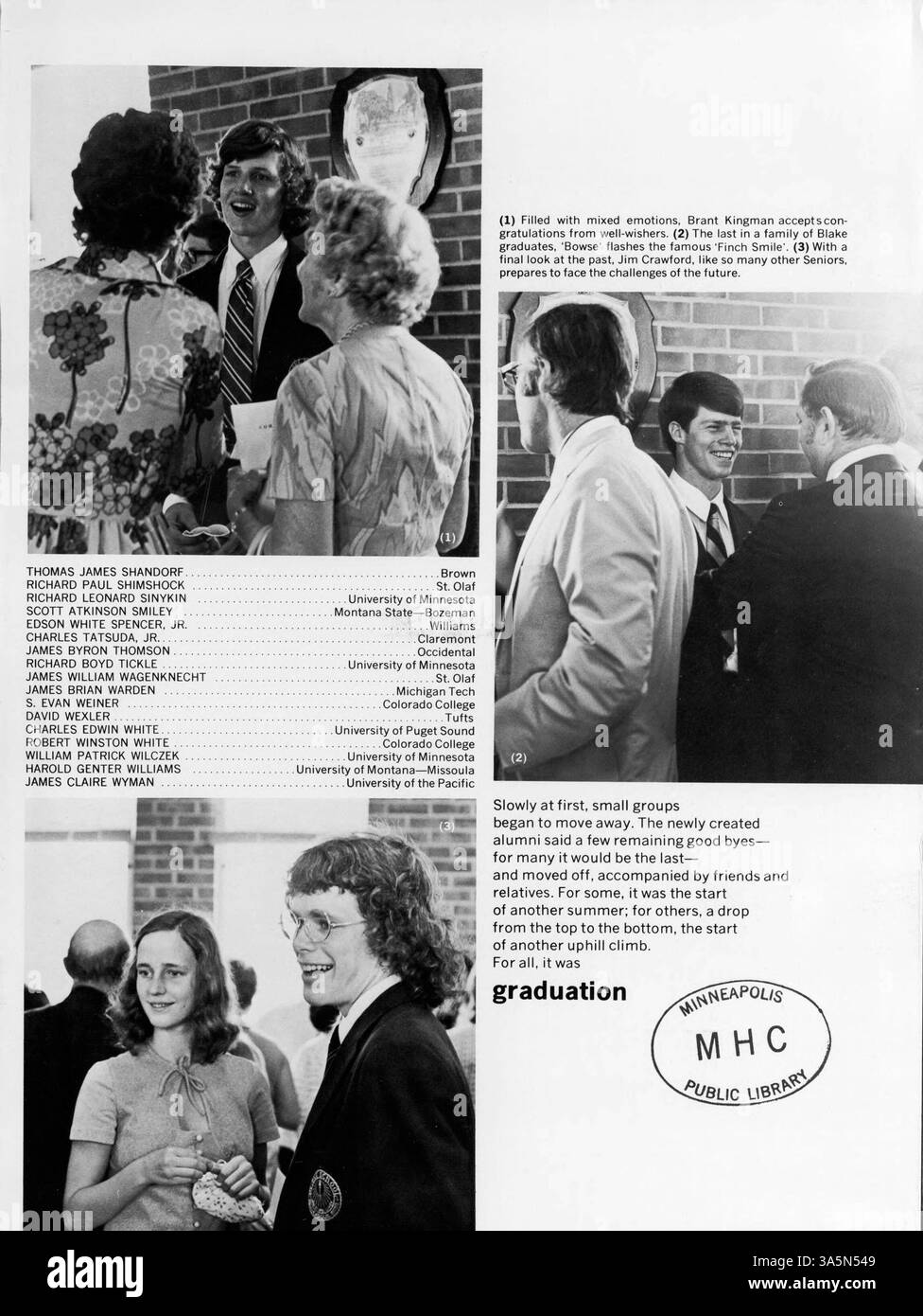 This 1972 Blake High School yearbook captures students, teachers, clubs ...