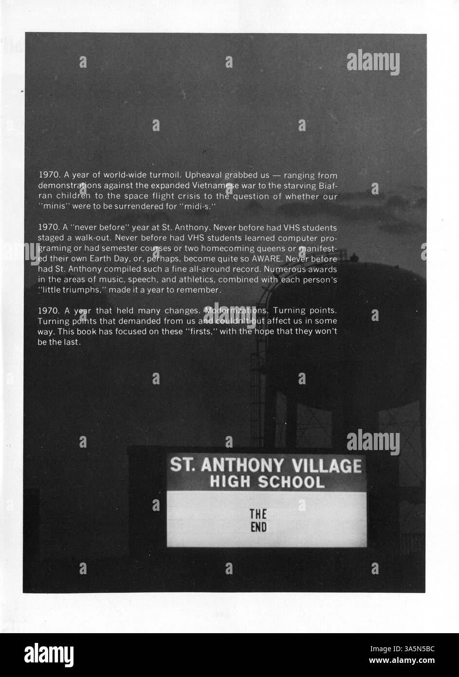 The 1970 St. Anthony Village High School Yearbook highlights the 1969-1970 academic year, with ...