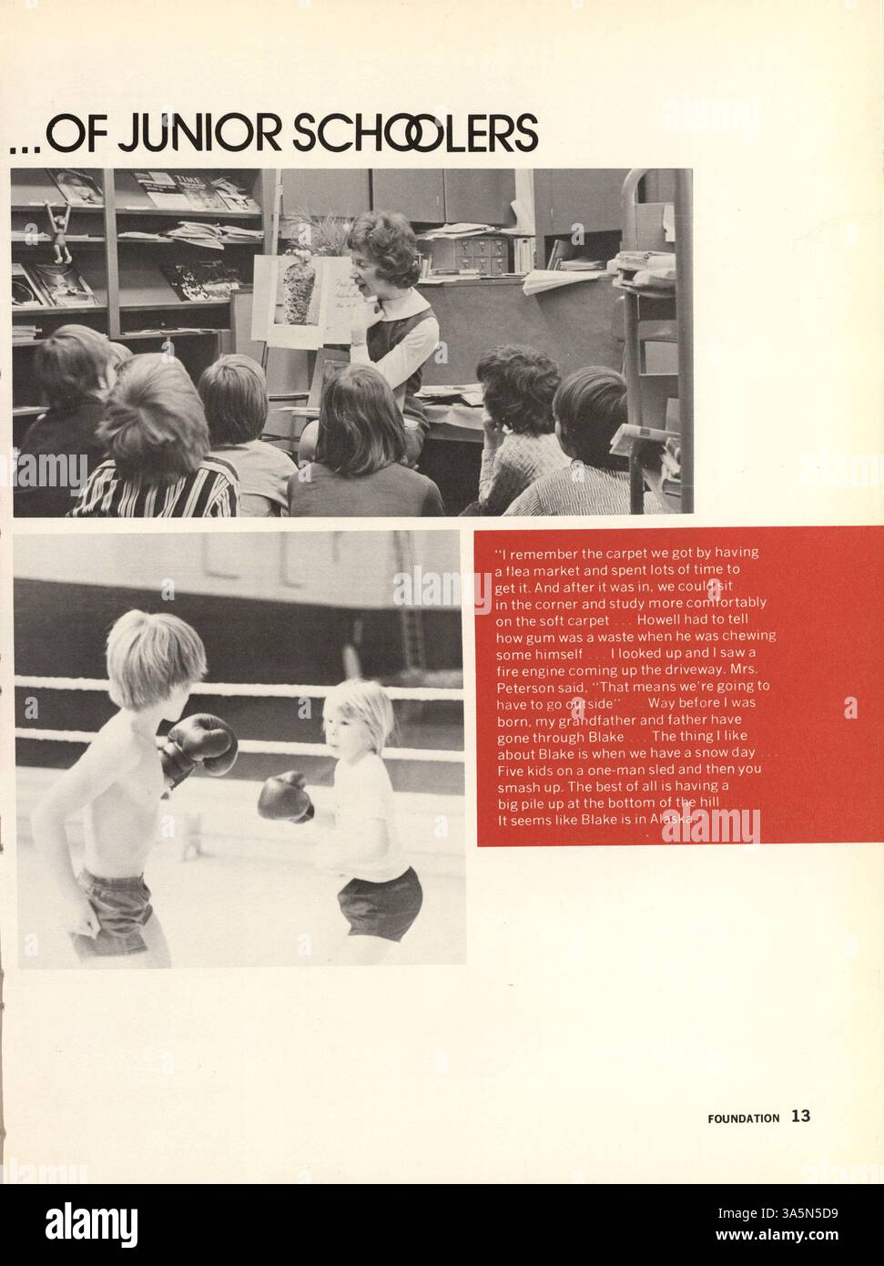 This 1973 Blake Yearbook includes a record of students, teachers, clubs ...