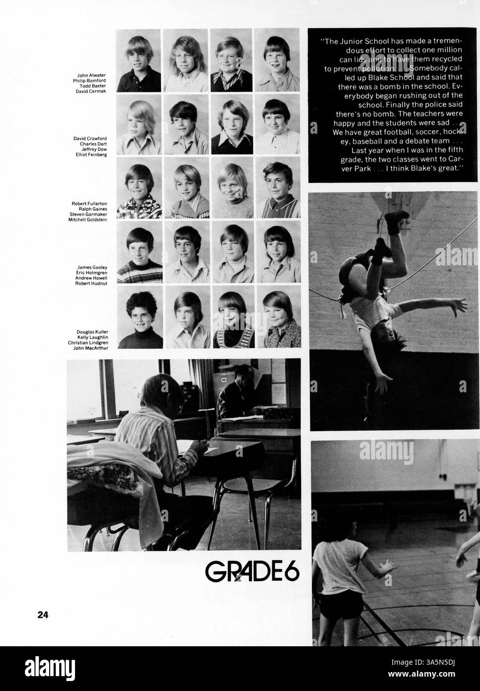 This 1973 yearbook from Blake High School documents the school year ...