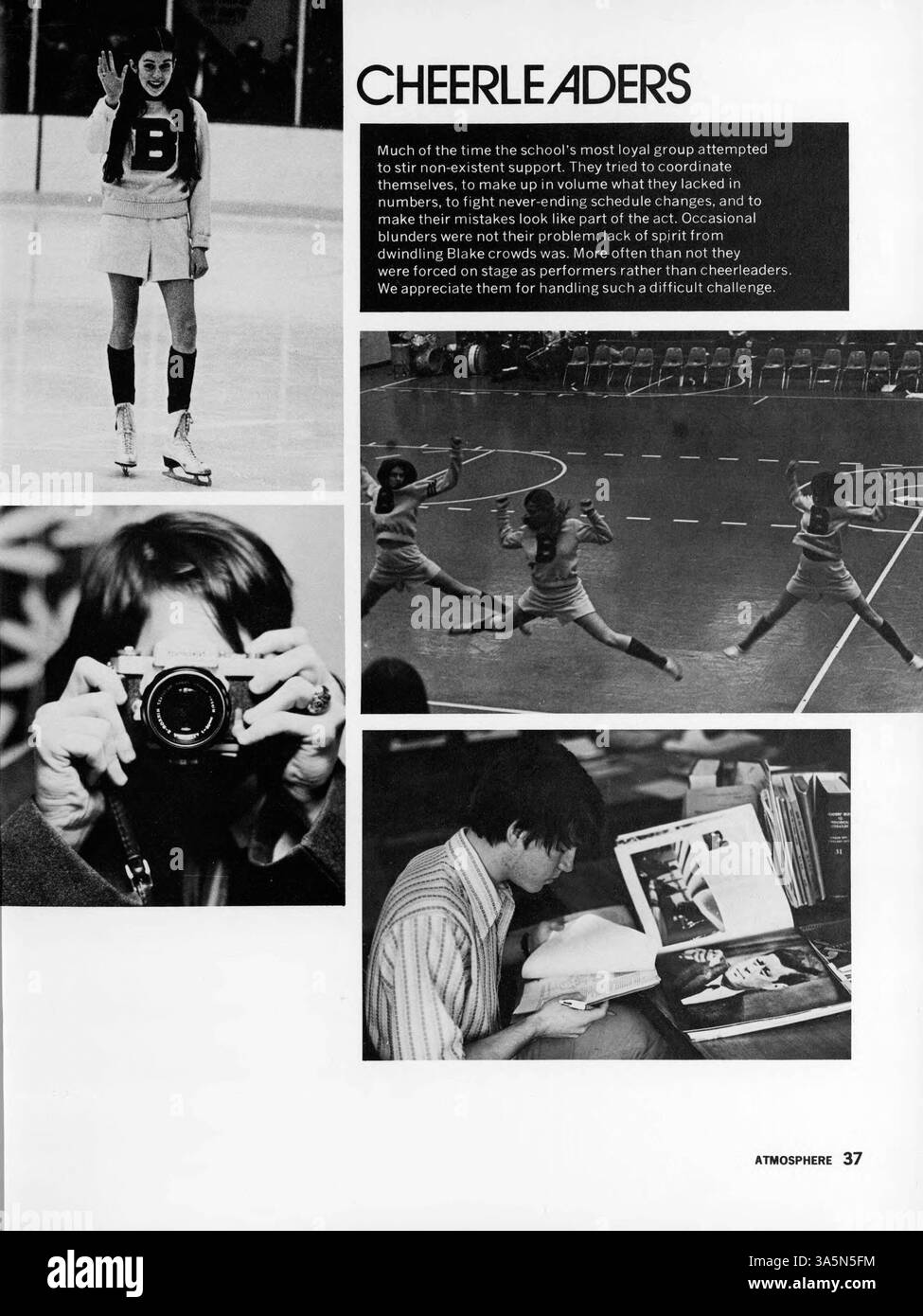 The 1973 Blake High School yearbook, Callopan 73, captures the academic ...