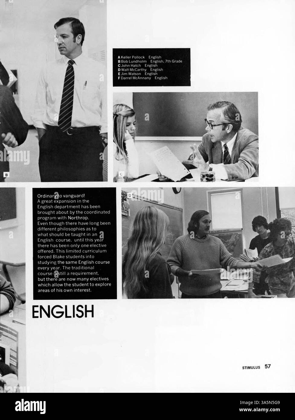 This yearbook from the 1972-1973 academic year features students ...
