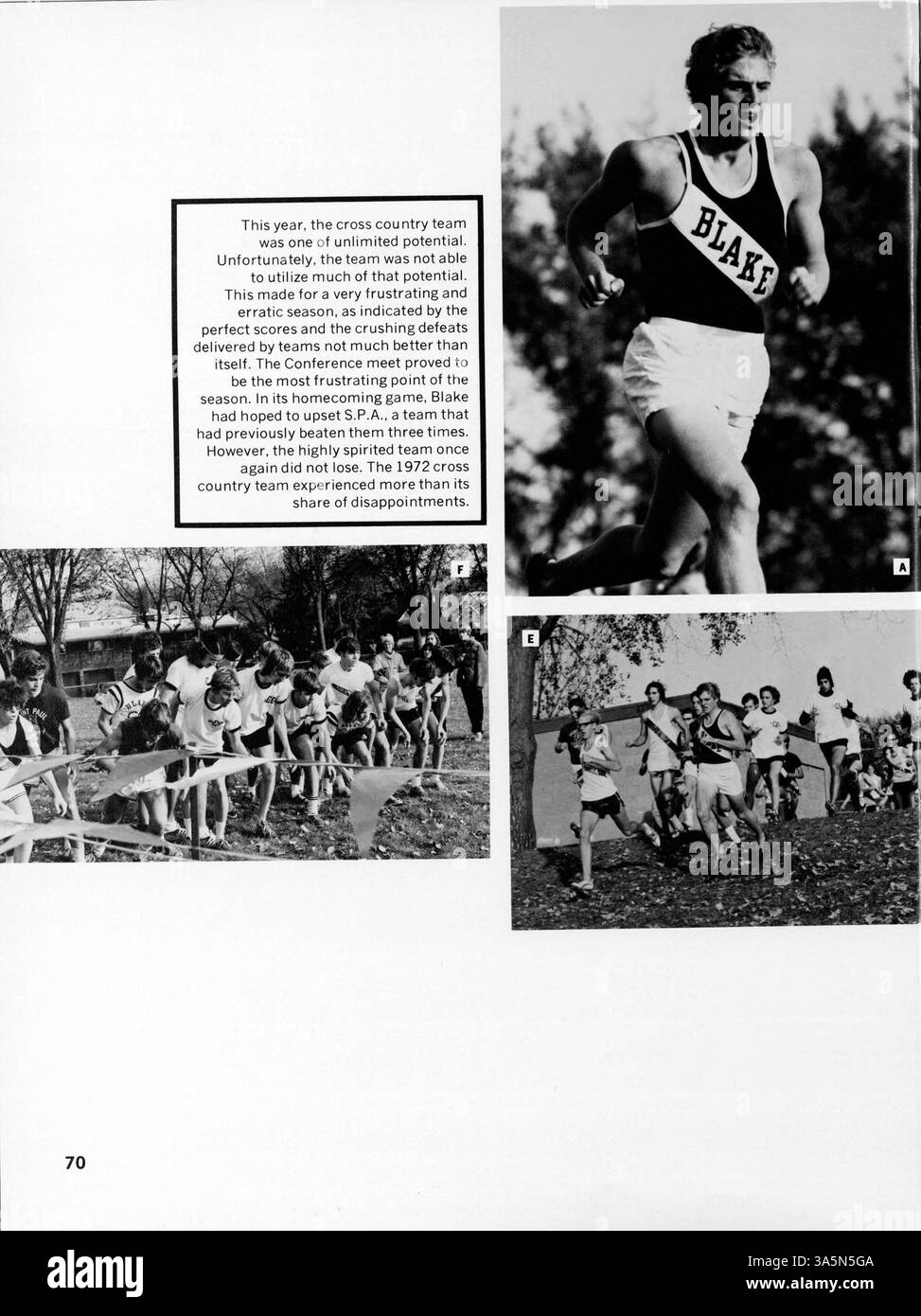 This high school yearbook from Blake captures significant events and ...