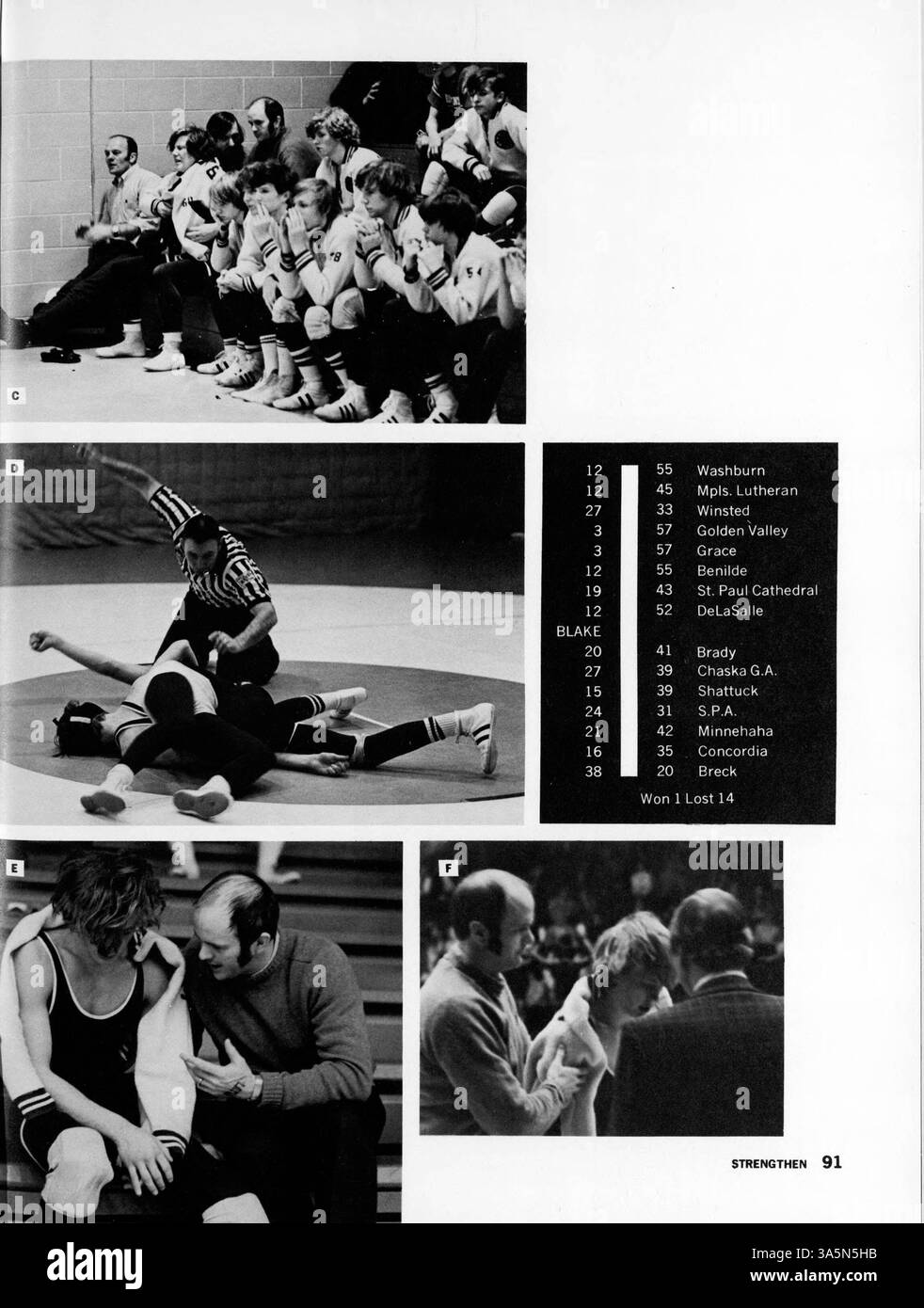 Blake High School's 1973 yearbook documents the student body, teachers ...