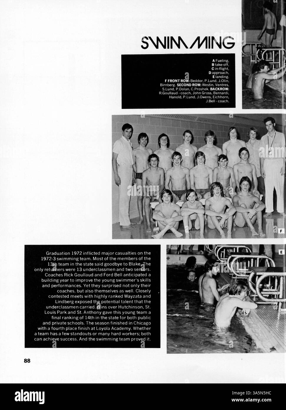 The 1973 Blake Yearbook features the students, teachers, clubs ...