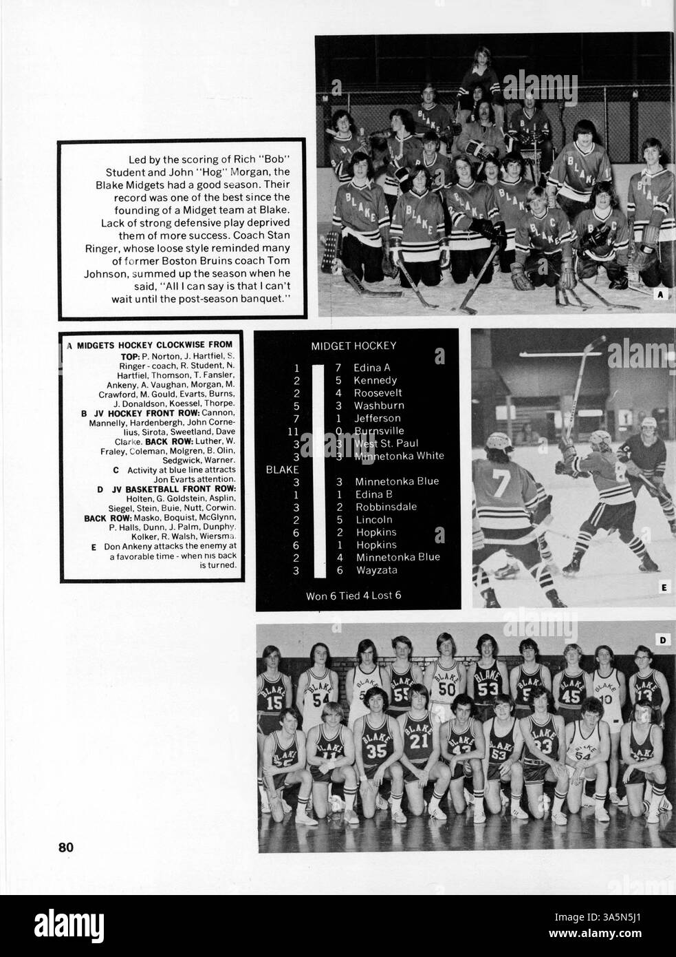 This Blake Yearbook from 1973 documents the key events, student life ...