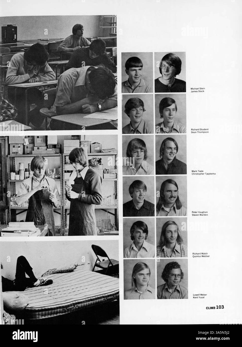 The Blake Yearbook 1973 documents key events, including athletic ...