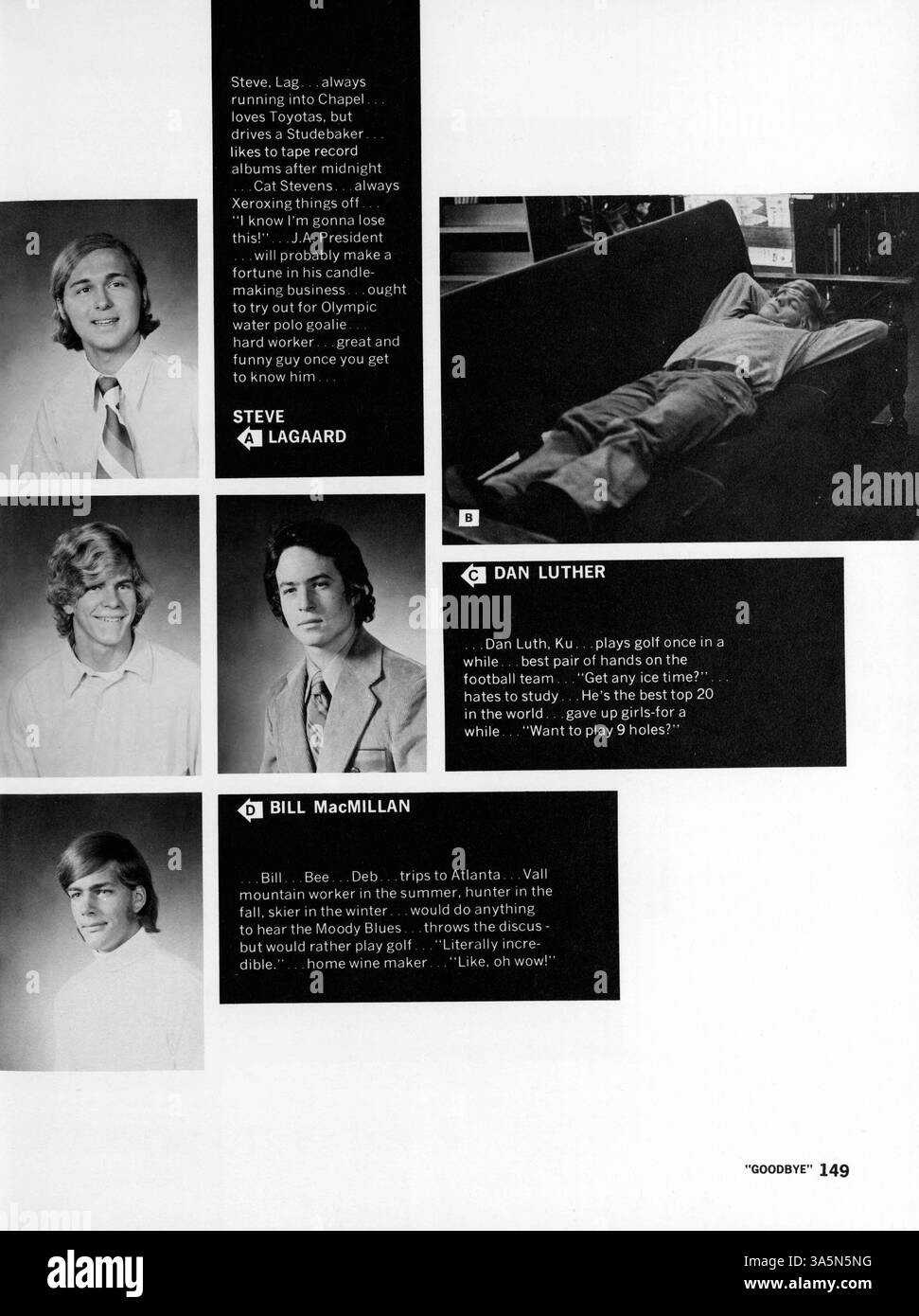 Blake’s 1973 yearbook, Callopan, provides a visual record of the ...