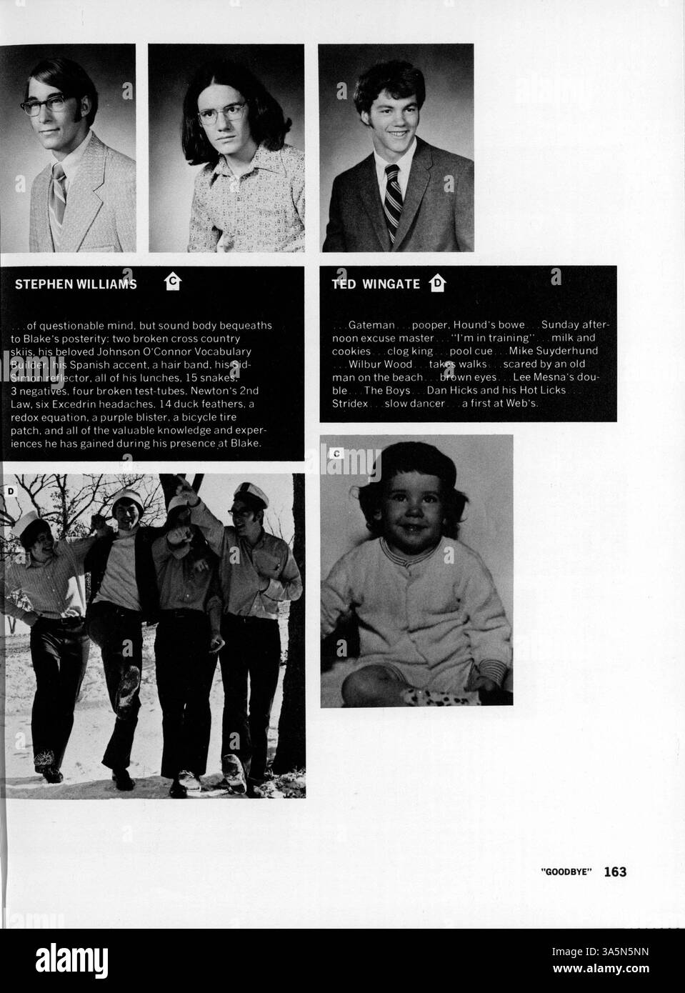 The 1973 edition of Blake School’s yearbook, Callopan, features ...