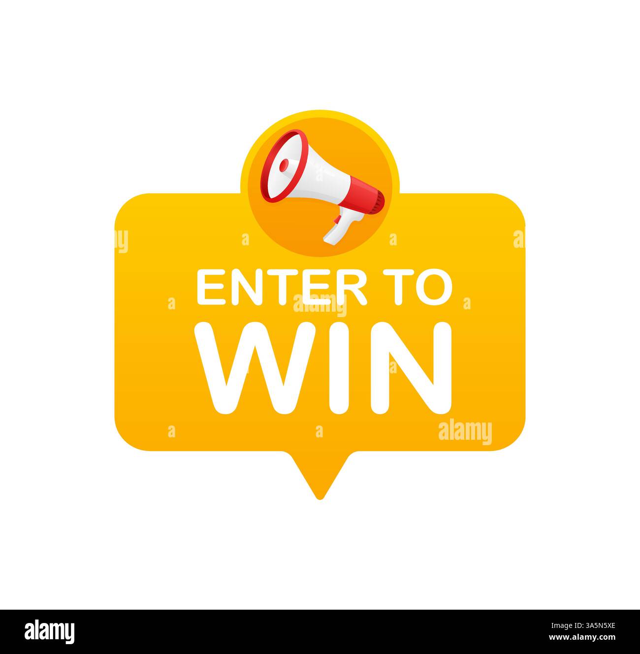 Enter to win prizes. Holiday banner. Vector design banner. Win prize ...