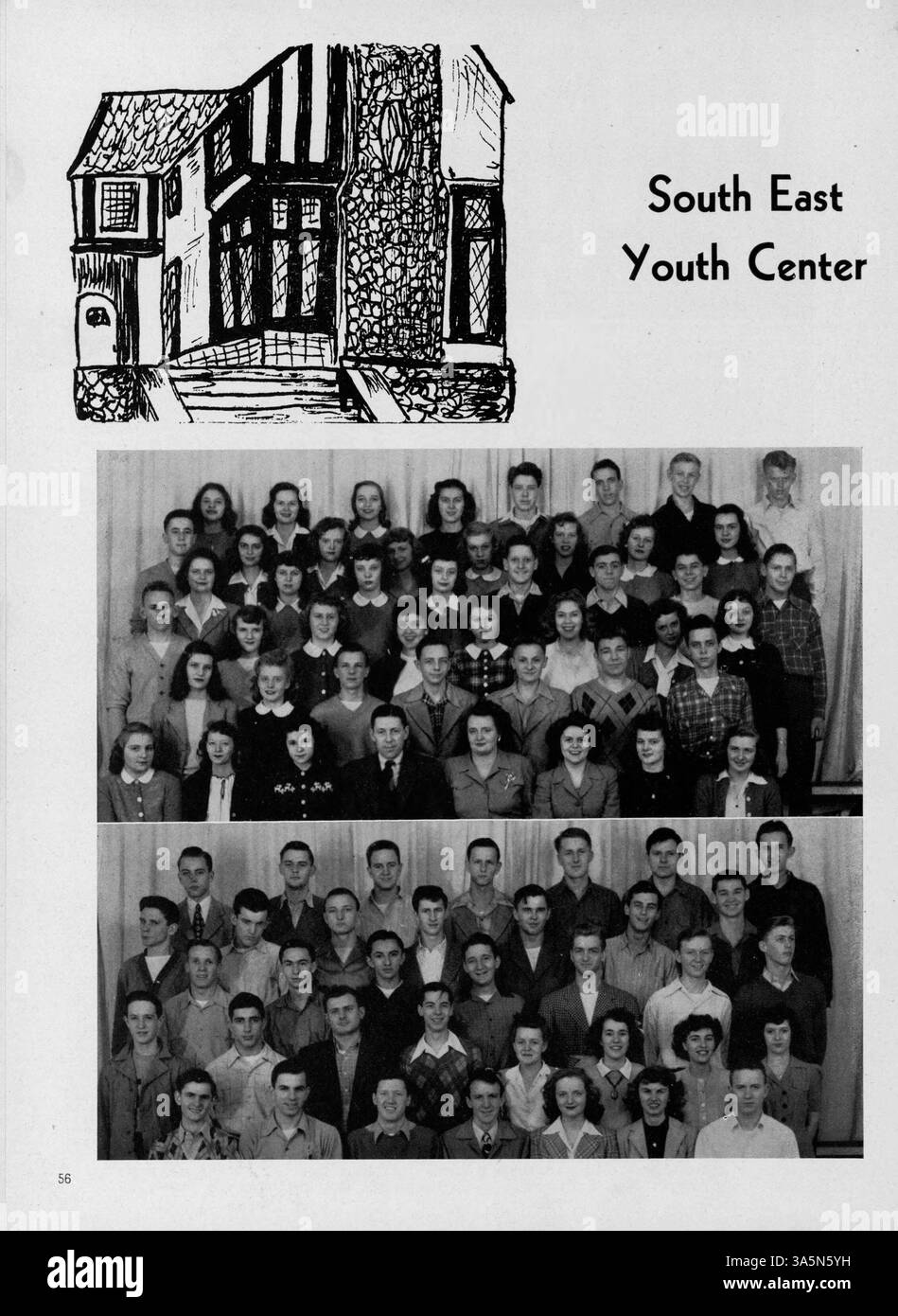 This high school annual from 1944 1945 records the achievements hi-res stock photography and ...