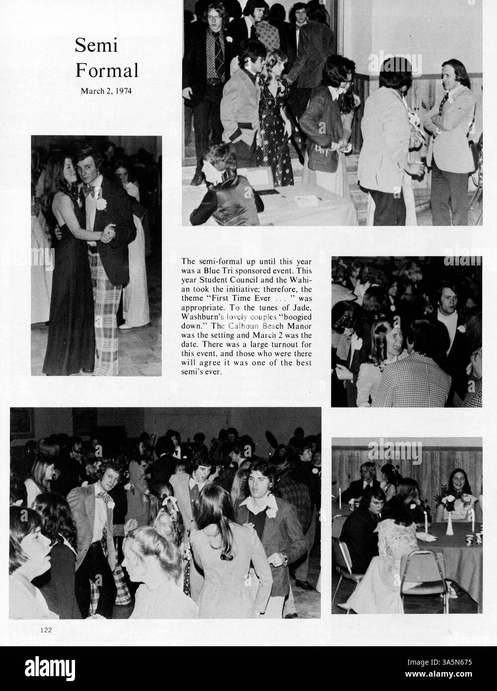 The 1974 Wahian Yearbook from Washburn High School highlights student ...