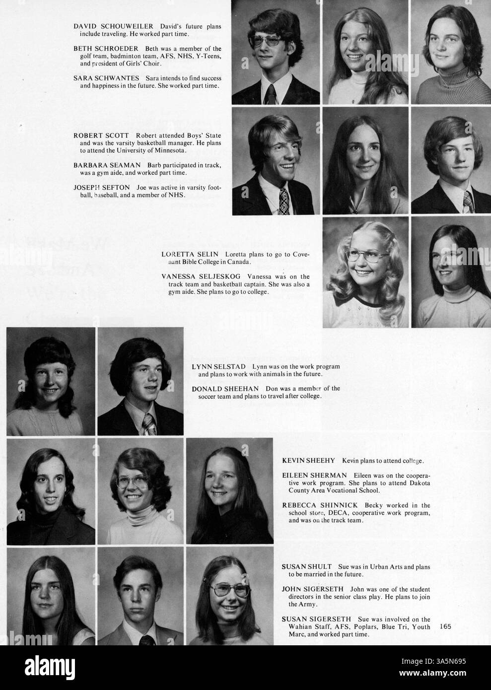 The 1974 Wahian Yearbook from Washburn High School reflects on the 1973-1974 school year, with ...