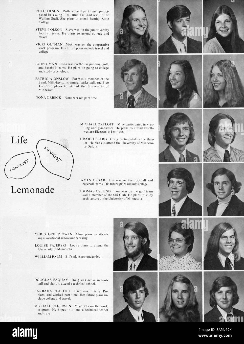 Significant african american history during the 1973 1974 school year hi-res stock photography ...