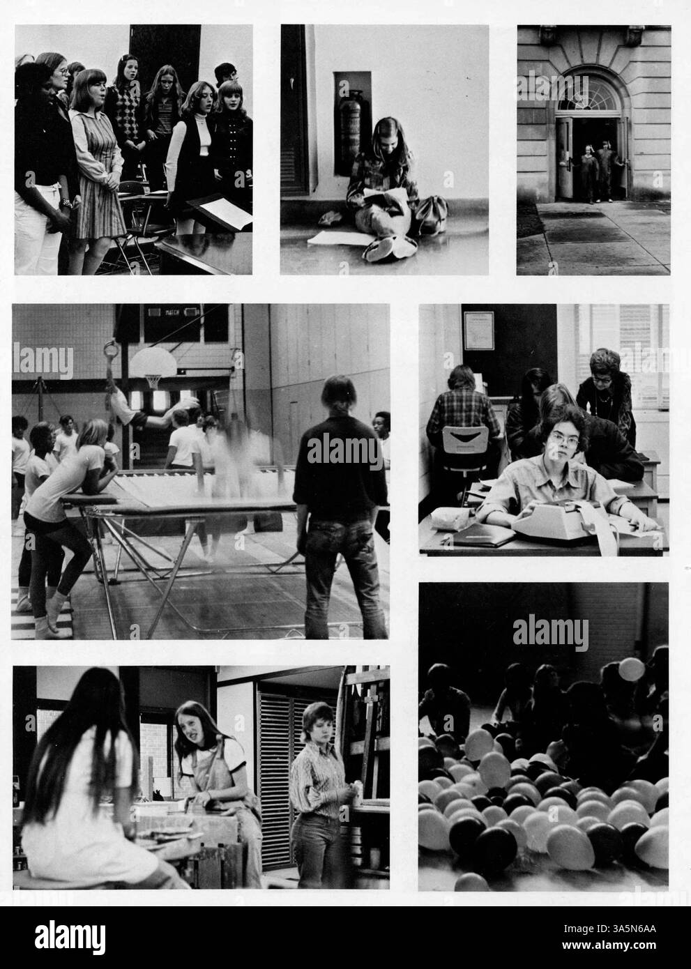 This high school yearbook from washburn high school covers signi hi-res stock photography and ...
