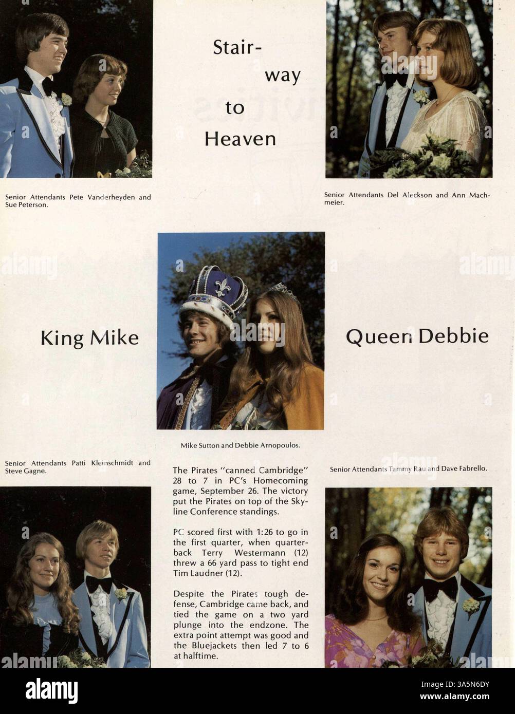 The 1976 Park Center High School yearbook, 'Pirate Vol. V: Forever Beginning,' captures the ...