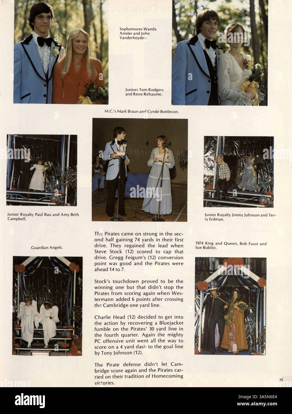 The 1976 yearbook 'Pirate Vol. V: Forever Beginning' showcases the 1972-1973 school year at Park ...