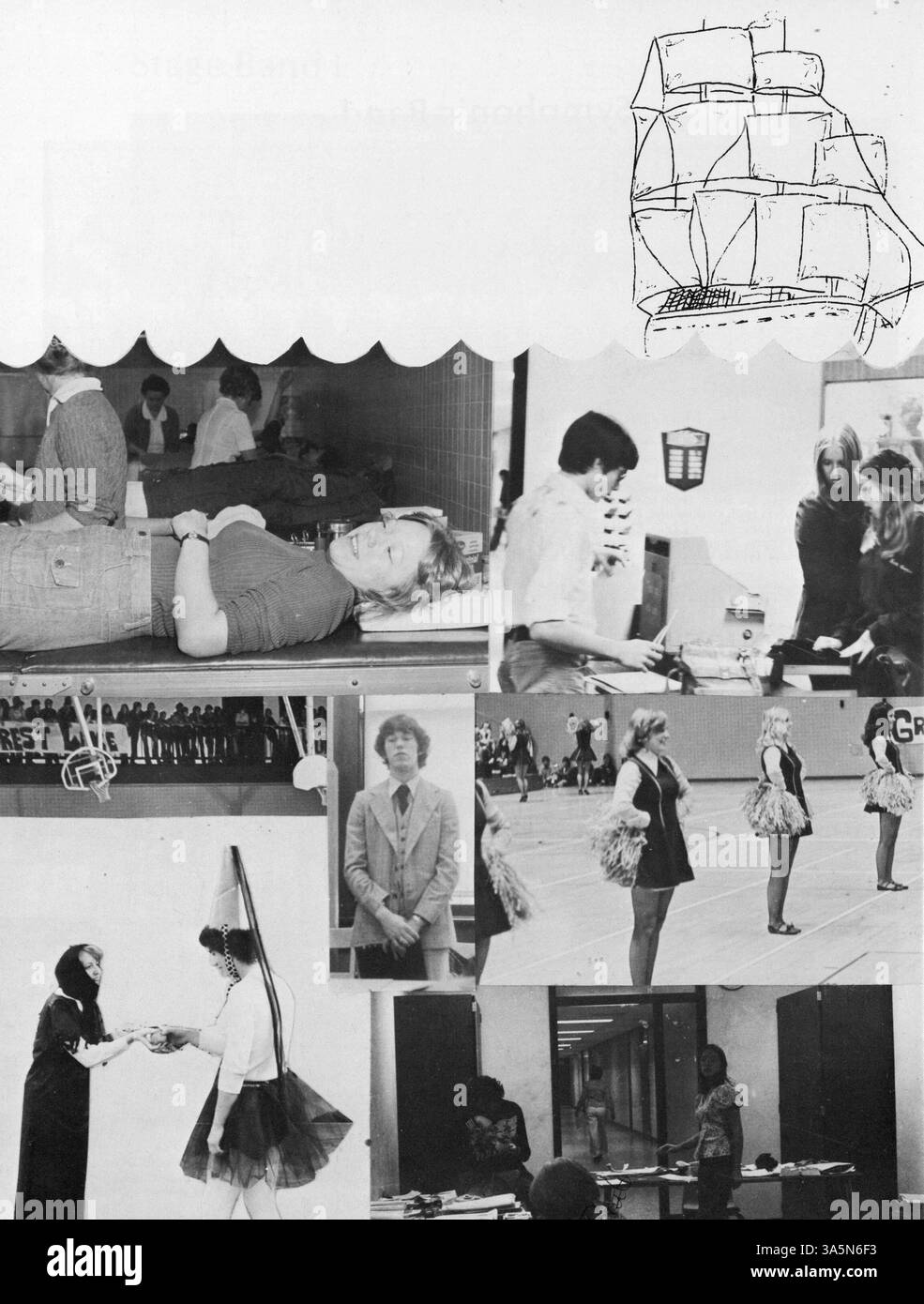 The 1976 Park Center High Yearbook, Pirate Vol. V, captures the 1972-1973 school year ...