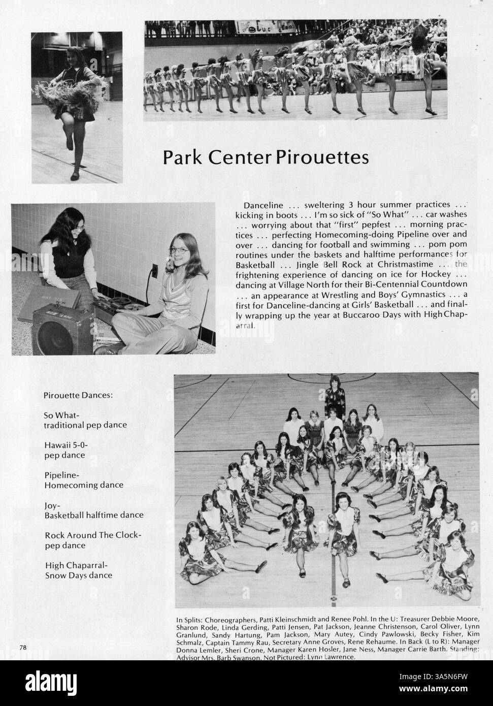 Pirate Vol. V of the 1976 Park Center High Yearbook captures the significant moments of the 1972 ...