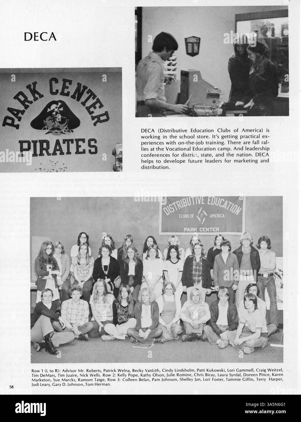 The 1976 Park Center High Yearbook, Pirate Vol. V, features key moments from the 1972-1973 ...